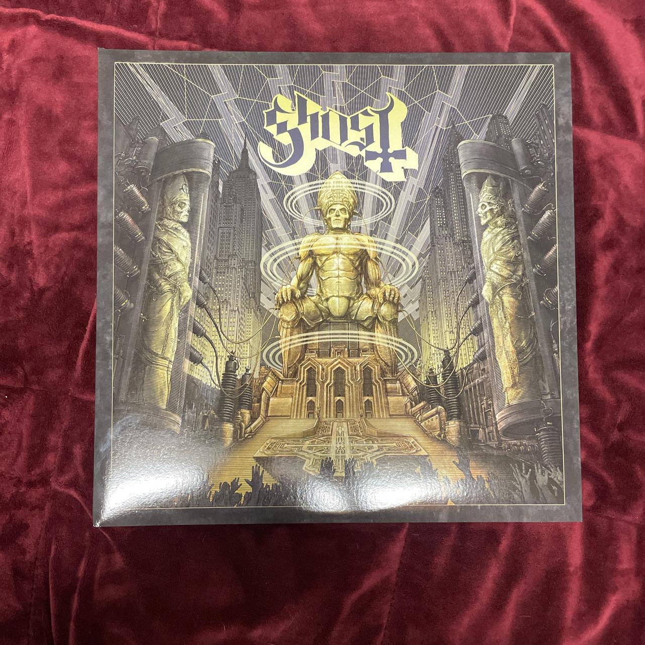 The band Ghost Ceremony and Devotion purple splatter... - Depop