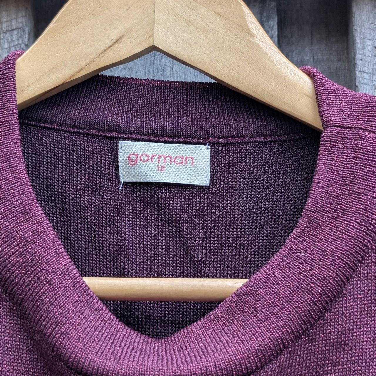 Purple sparkle Gorman top, the photo couldn't... | Depop