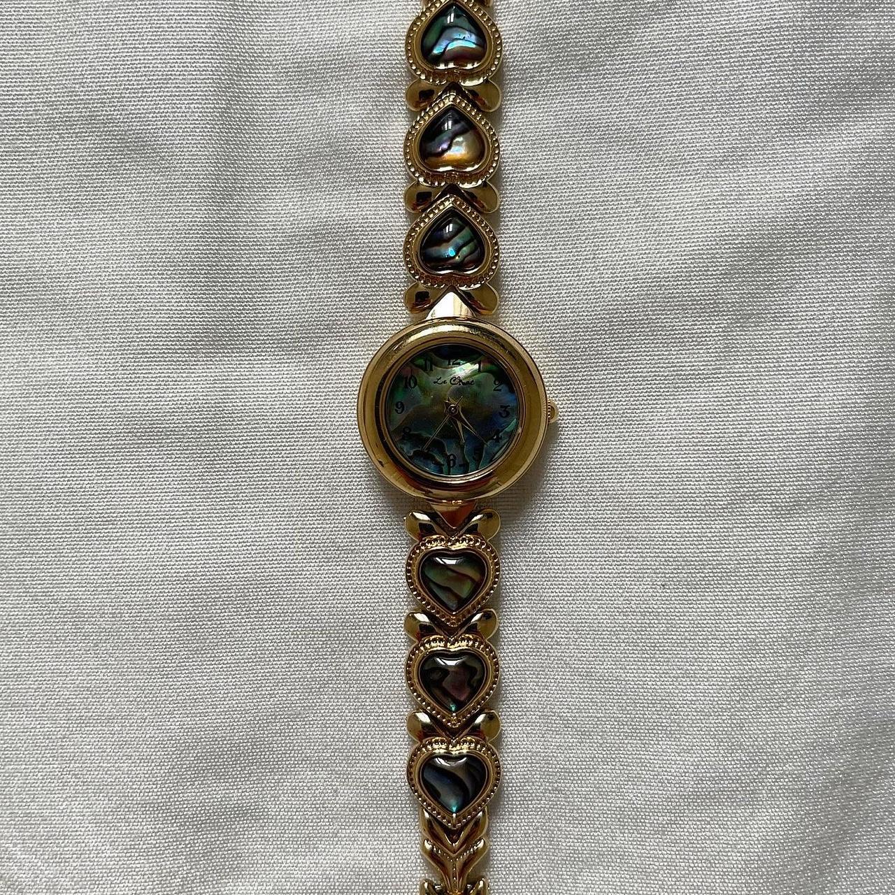 Non-working green and blue mermaid gold vintage... - Depop