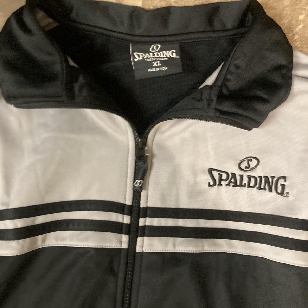 nice spalding track jacket #hard #track XL but fit... - Depop