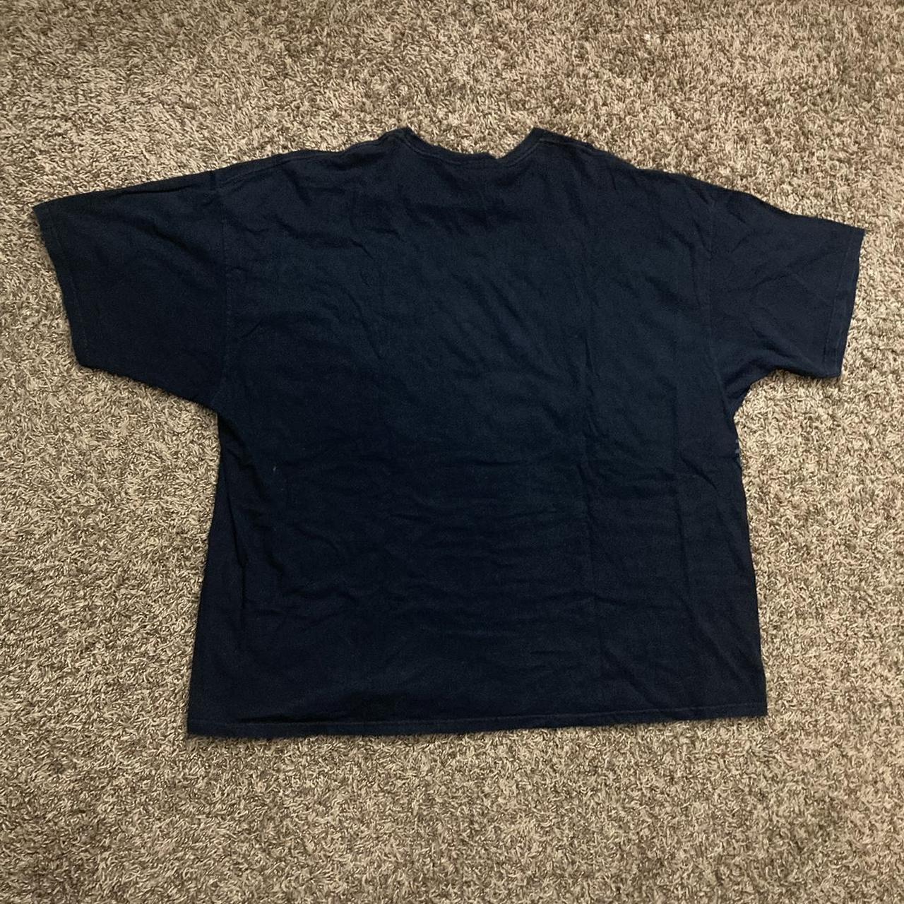 Cyber y2k grunge mall goth skull graphic T-shirt... - Depop