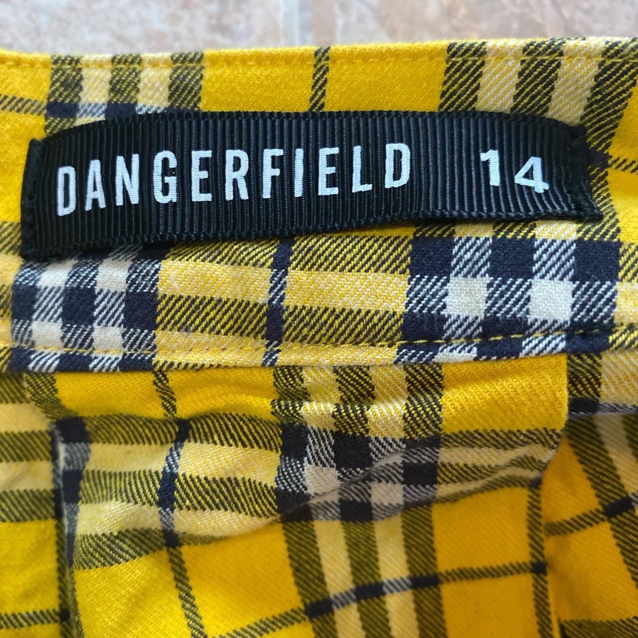 Yellow plaid skirt. Brand: Dangerfield Size:... - Depop