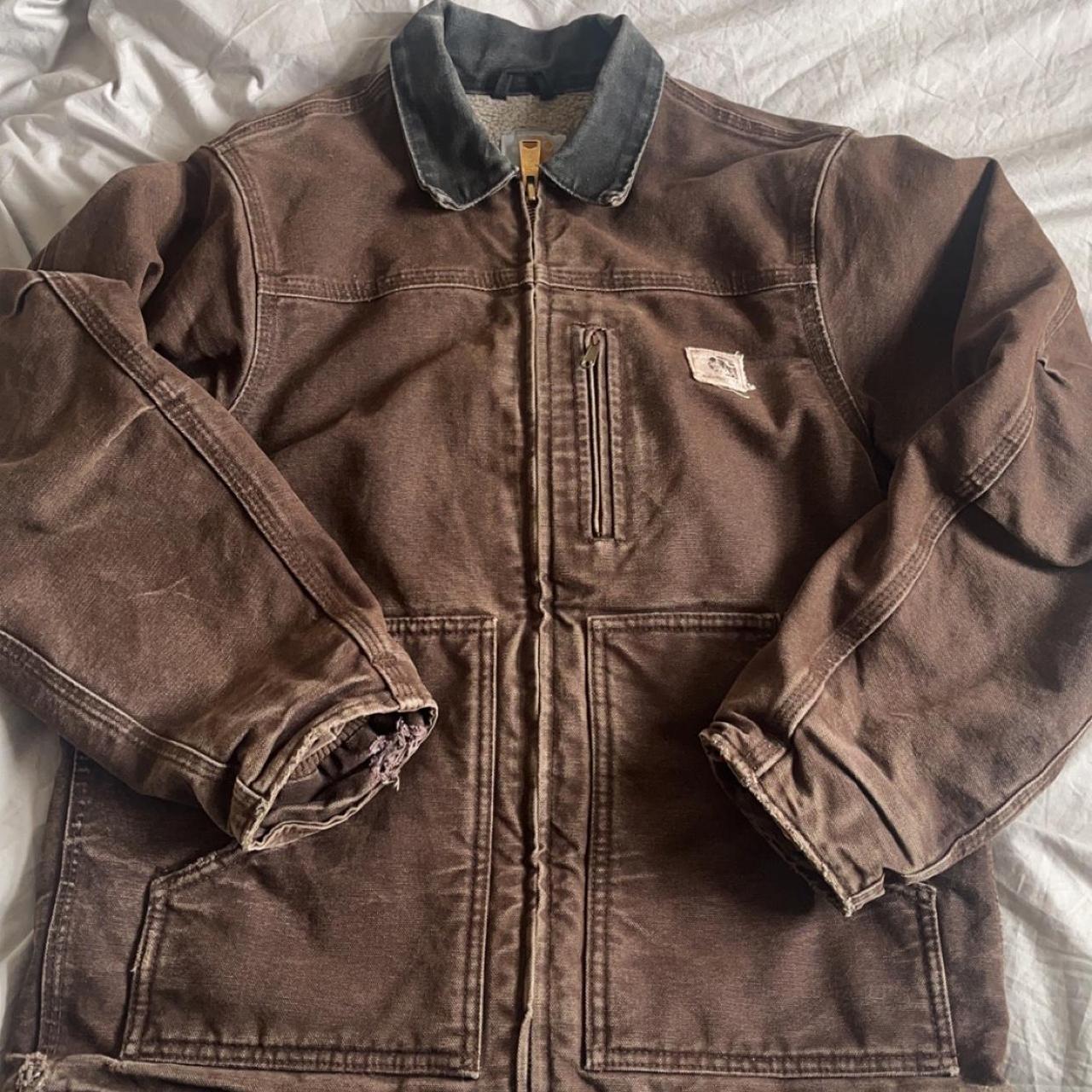 Carhartt Men's Brown Jacket | Depop