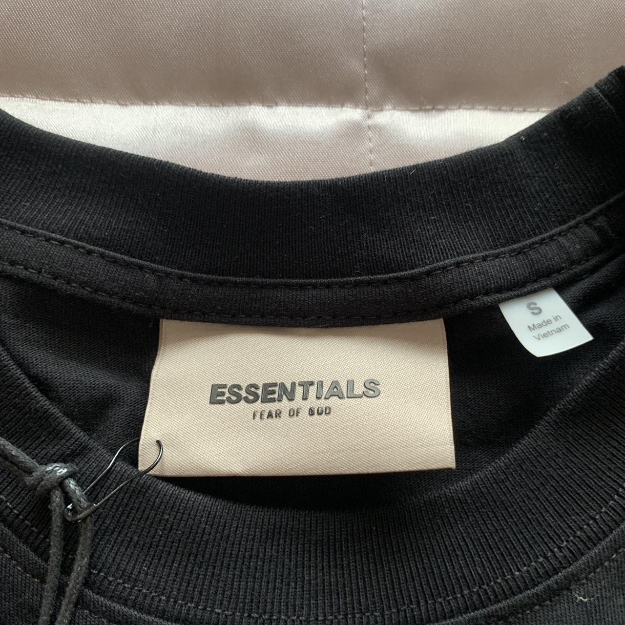 Fear Of God ESSENTIALS black t-shirt Brand new with... - Depop