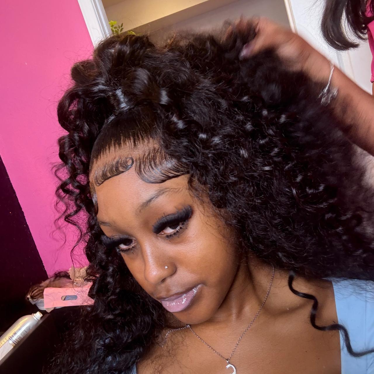 36 inch deep wave frontal wig paid 450 asking 315 | Depop