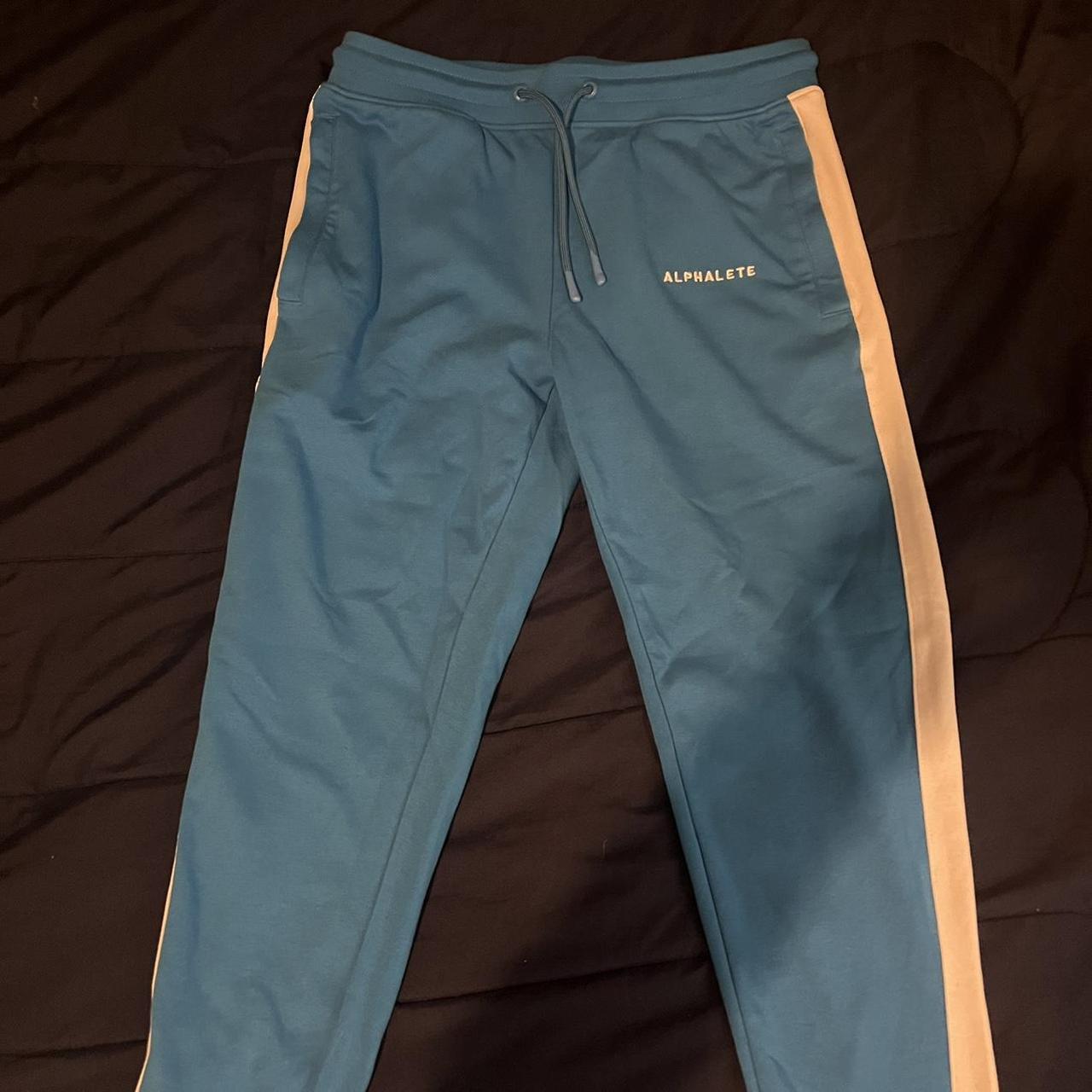 Baby blue Alphalete Joggers Size M New with tags - Depop