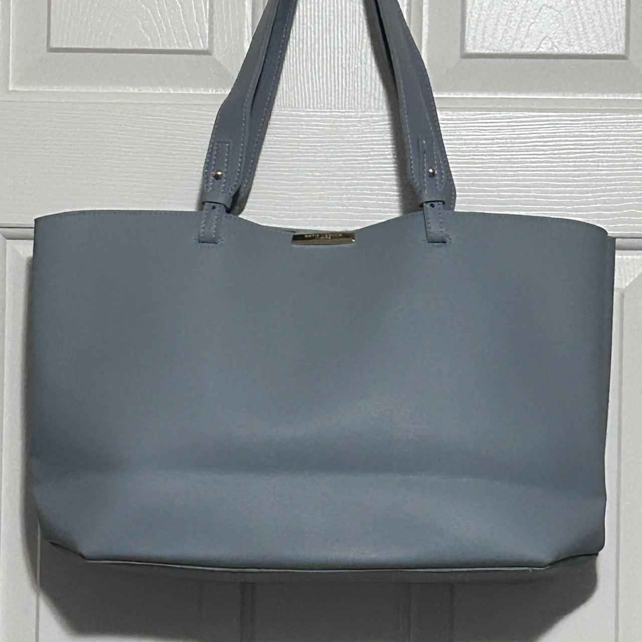 Kate Loxton London Women's Grayish Blue Shoulder Bag... - Depop