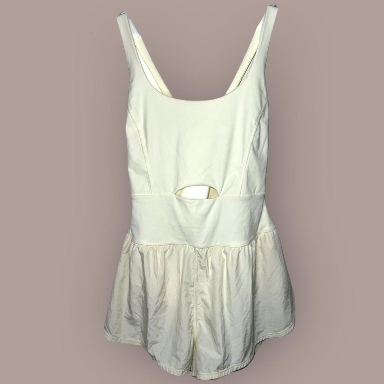 Free People Righteous Runsie Yellow Romper Size... | Depop