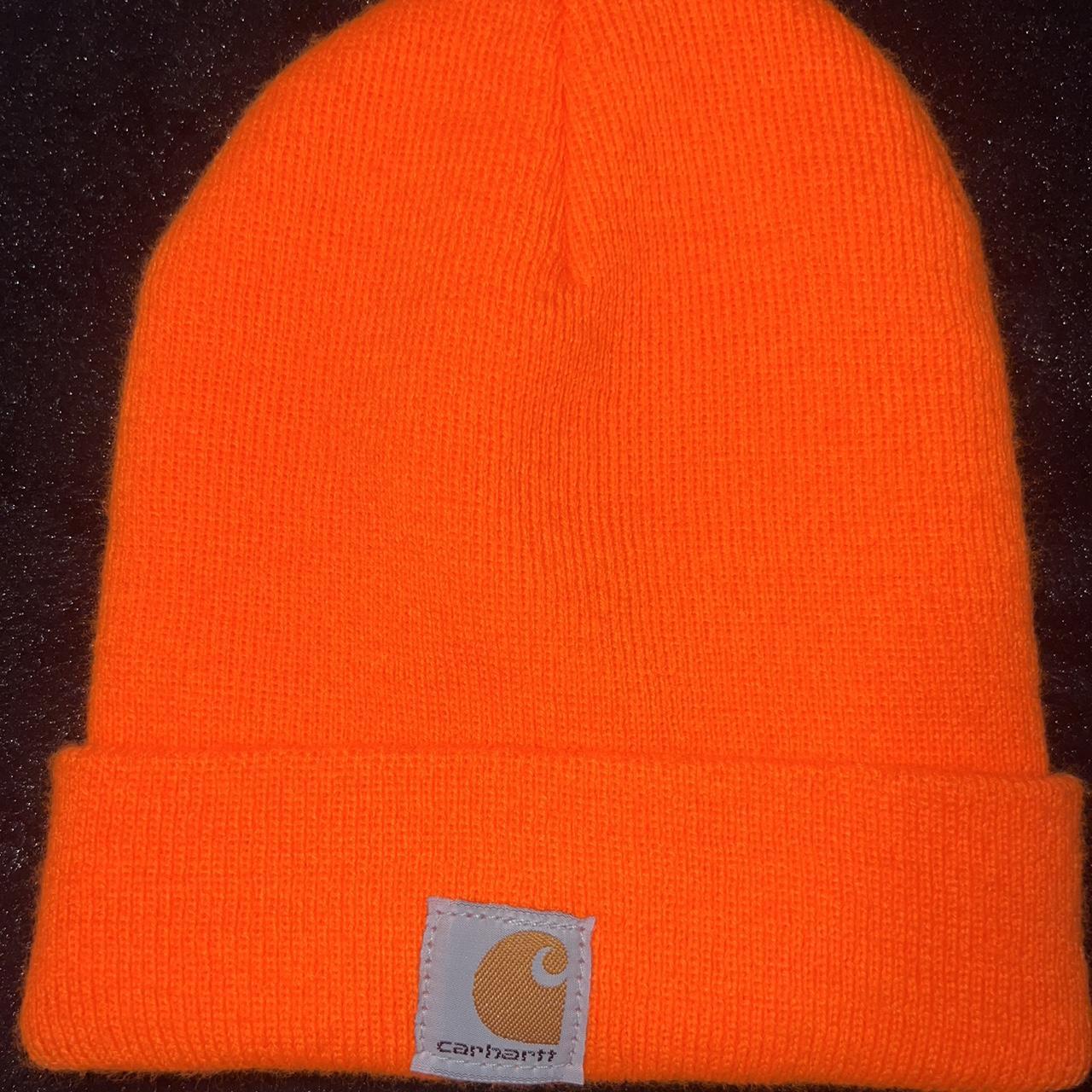 Carhartt Men's Orange Hat | Depop