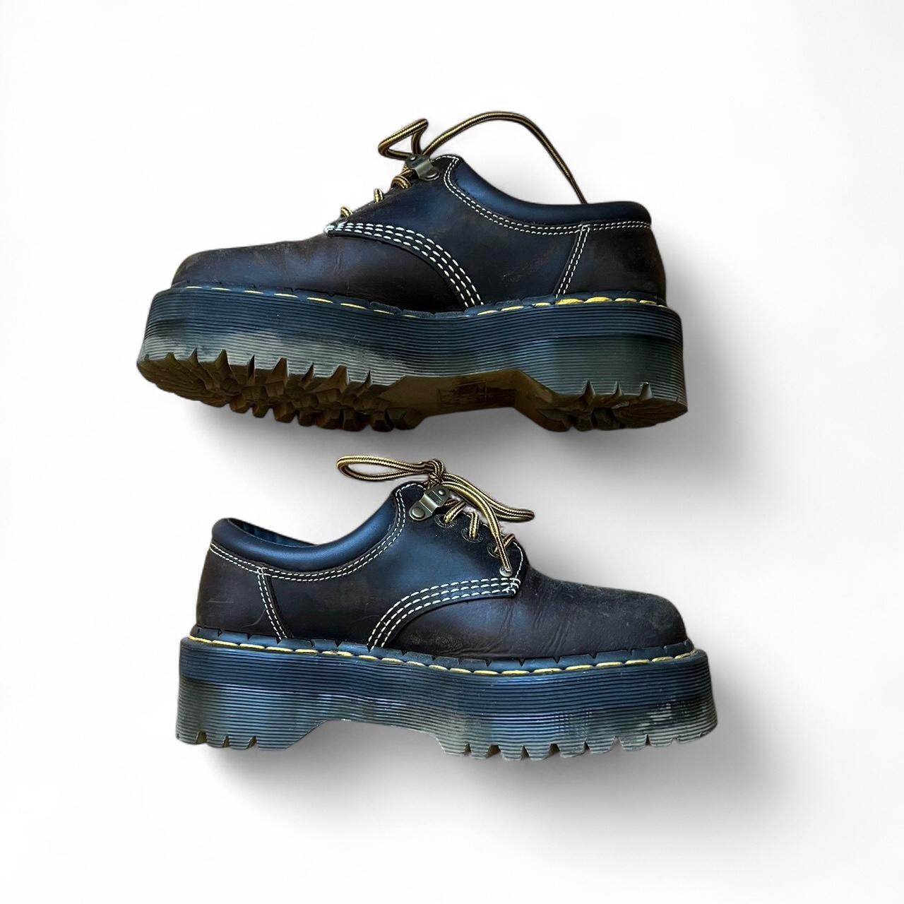 Doc Martins 8053 ARC CRAZY HORSE LEATHER PLATFORM... | Depop