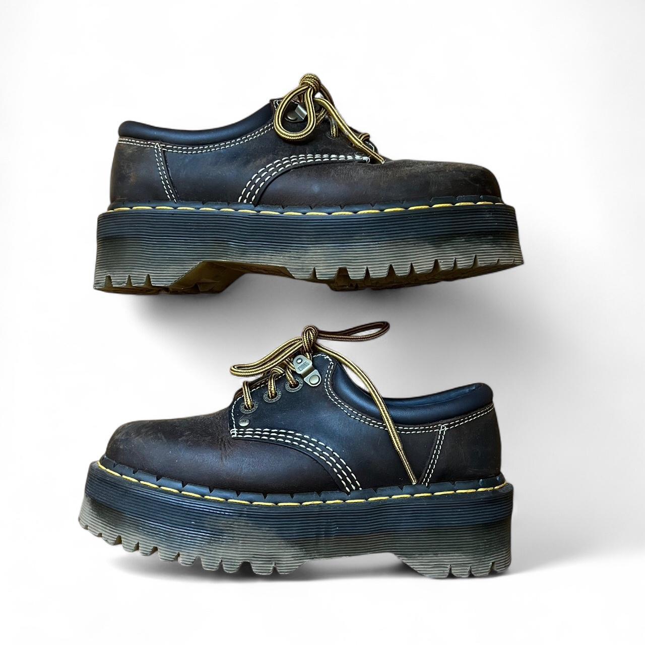 Doc Martins 8053 ARC CRAZY HORSE LEATHER PLATFORM... | Depop