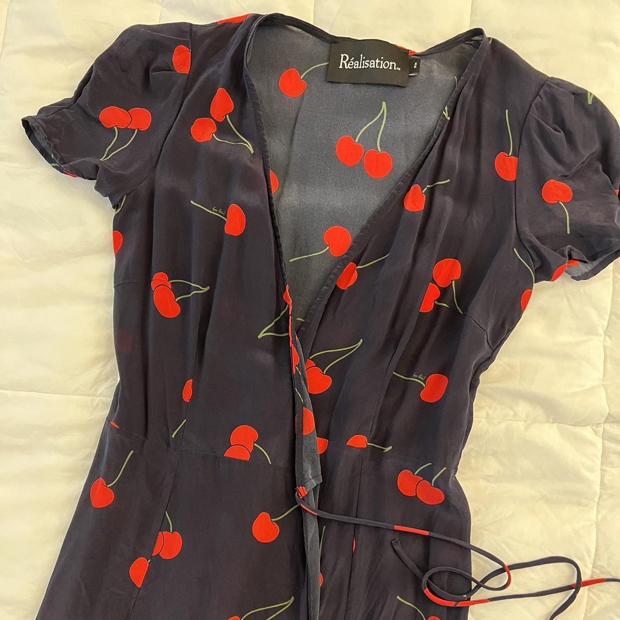 realisation par teale wrap dress in wild... - Depop