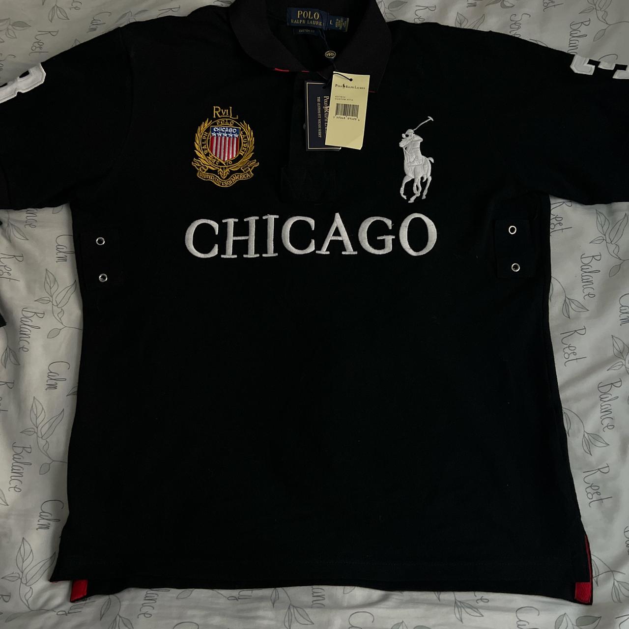 Chief Keef 🤓☝️ Chicago Polo. Sized L custom fit, fits... - Depop