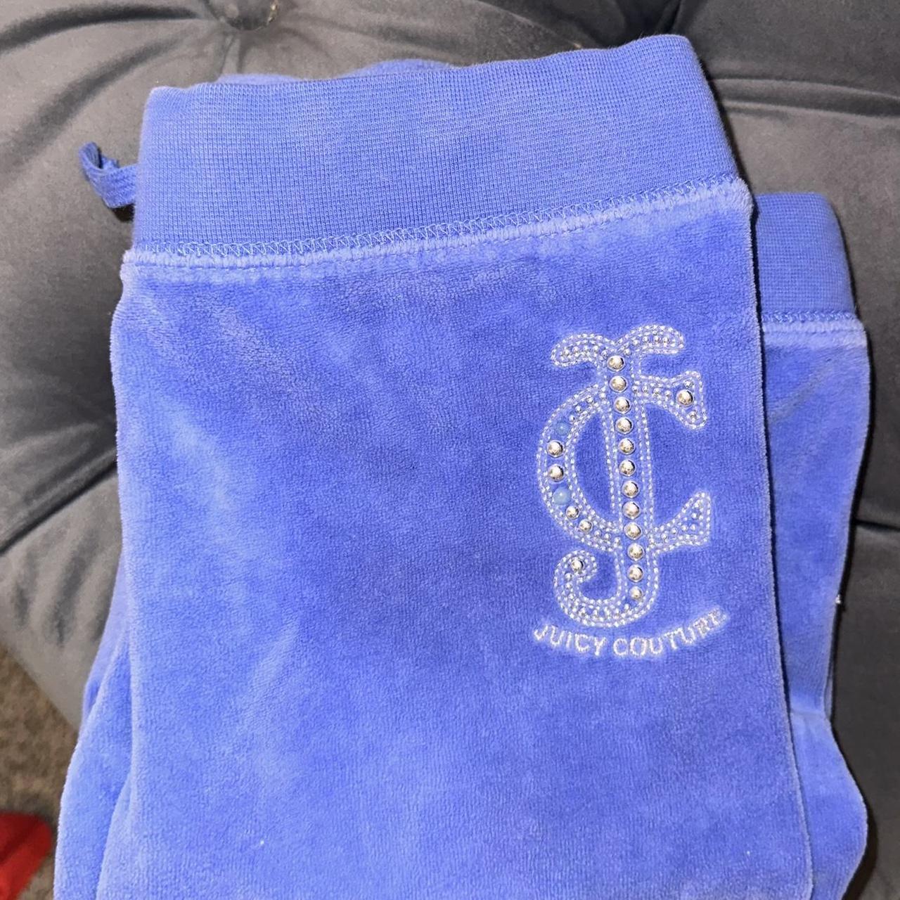 Purple/blue vintage juicy couture tracksuit (so... - Depop