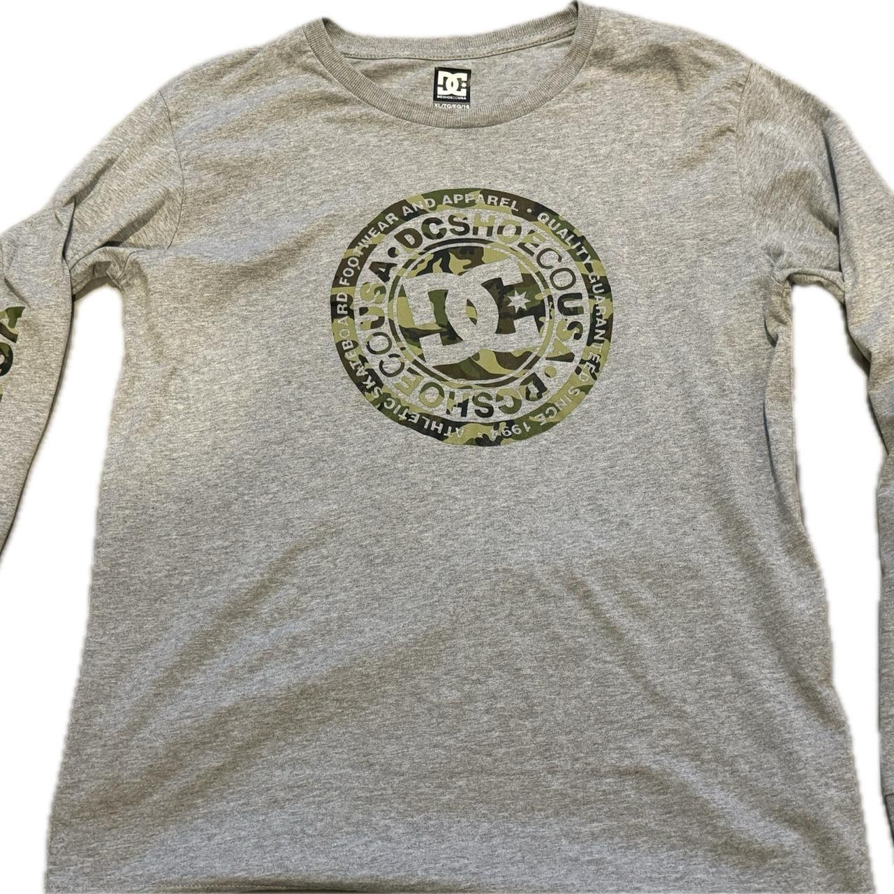 DC Shoes long sleeve shirt with a great design... - Depop