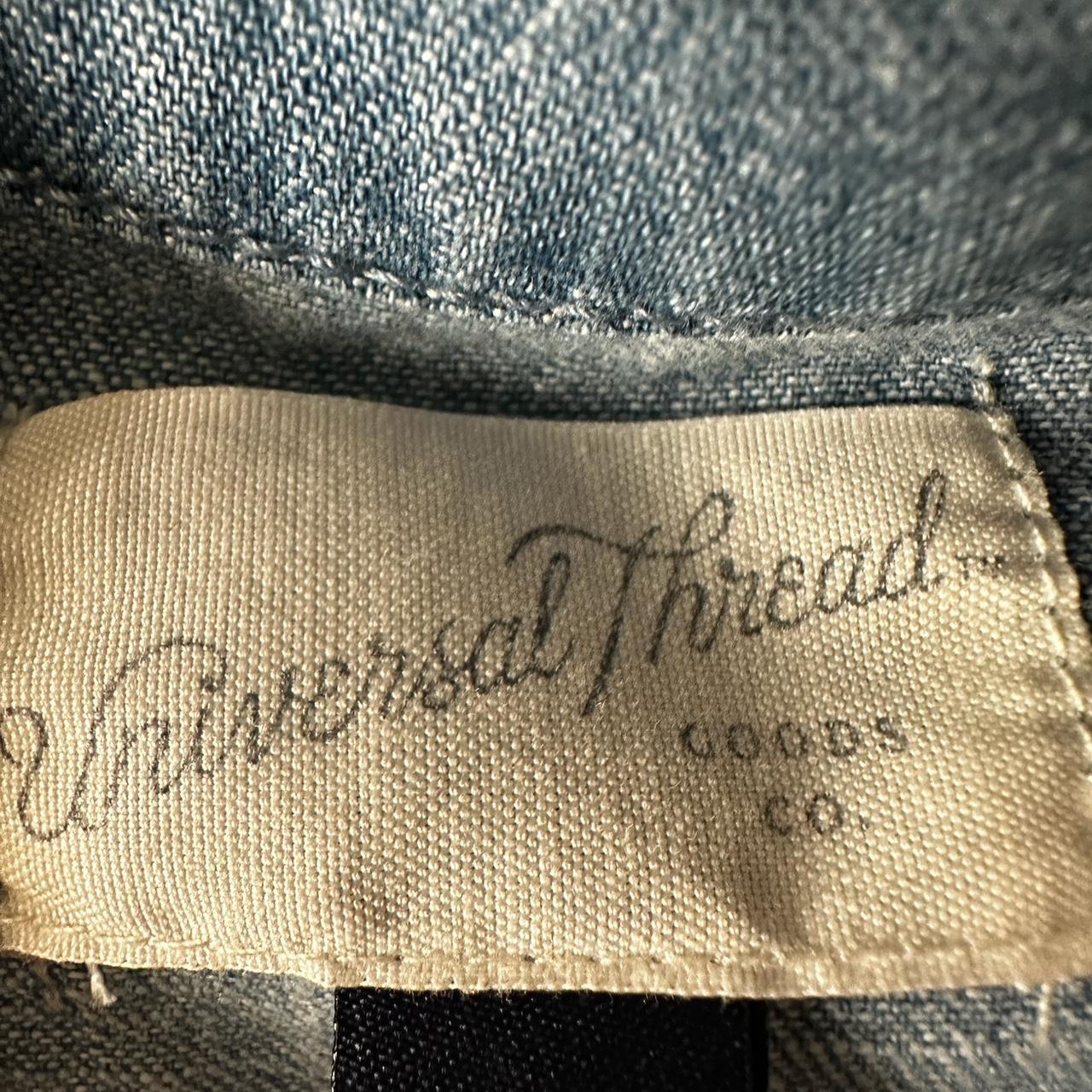 Universal Threads Denim Jumpsuit - Depop