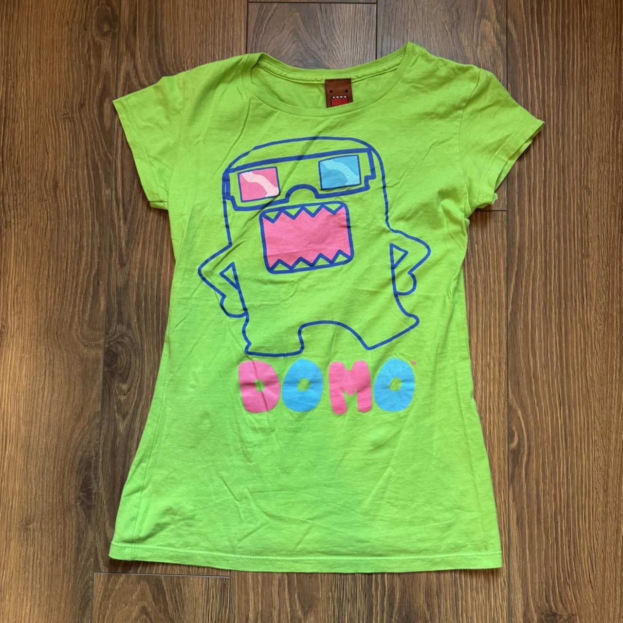 RARE women’s Domo Green Shirt Size M SEND OFFERS Or... | Depop
