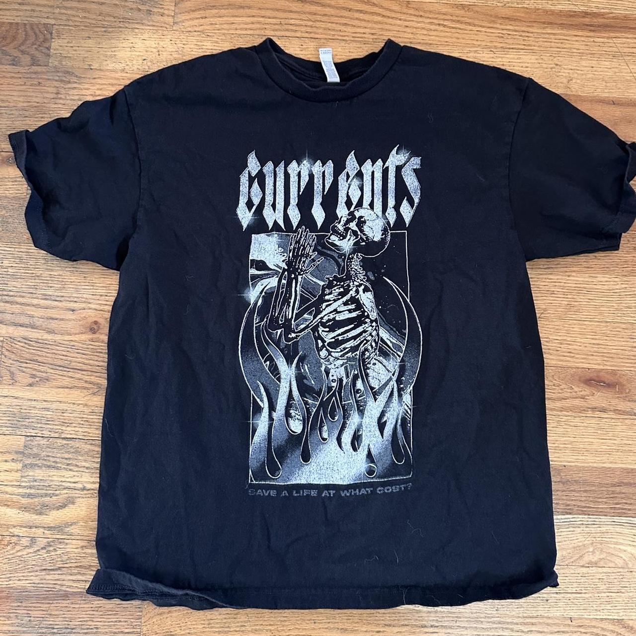 Currents Band T Shirt Black, size Large. Will not... - Depop