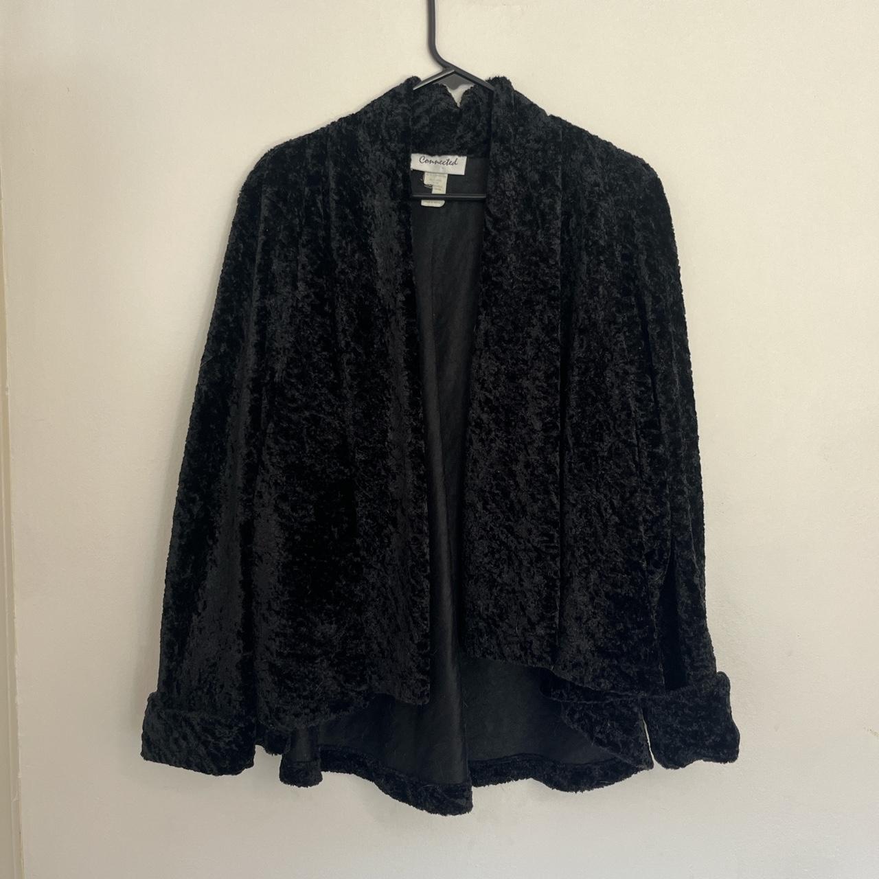 Connected Women's Black Coat | Depop