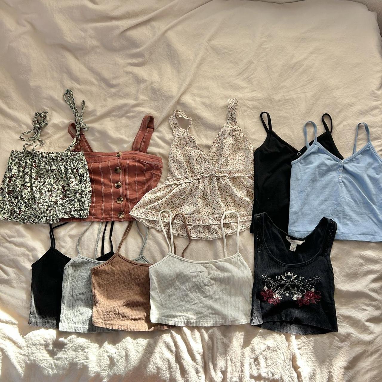 HUGE TANK TOP BUNDLE all sizes XS/S All the basics... - Depop