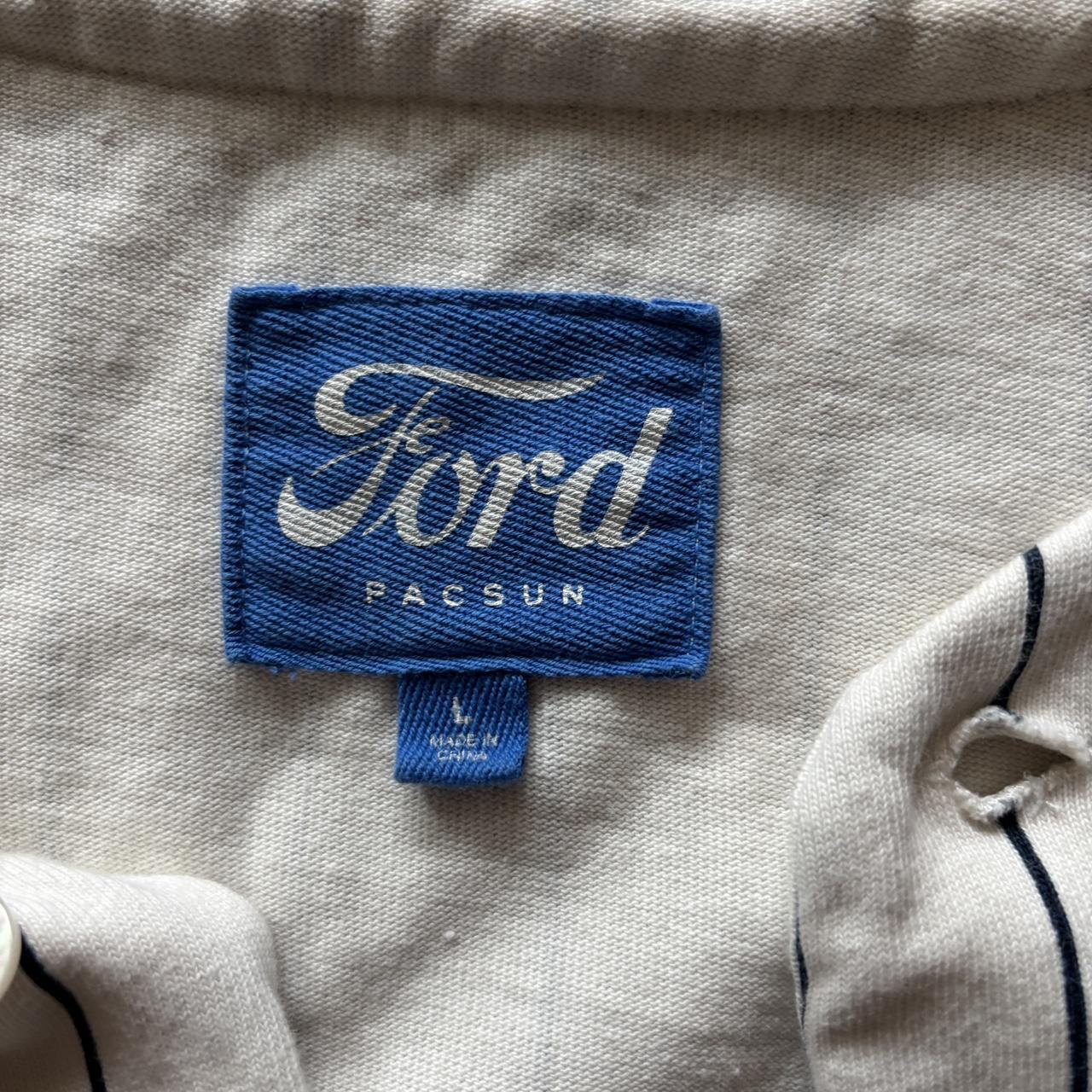 pacsun ford baseball/vintage style jersey size... | Depop