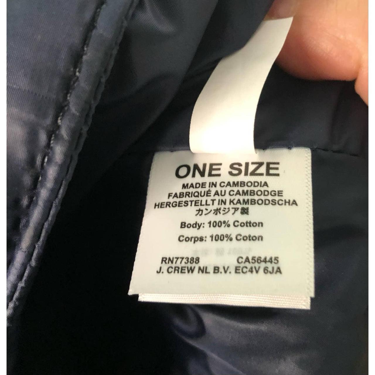 J. Crew puffer large tote bag - navy blue and black.... - Depop