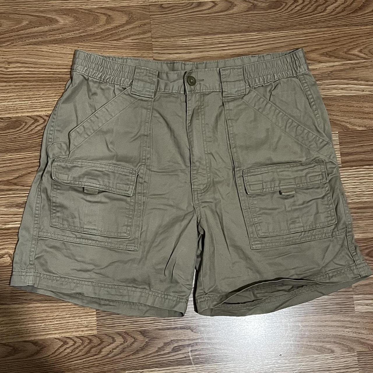 Khaki cargo shorts Size 36 #khaki #cargo shorts... - Depop