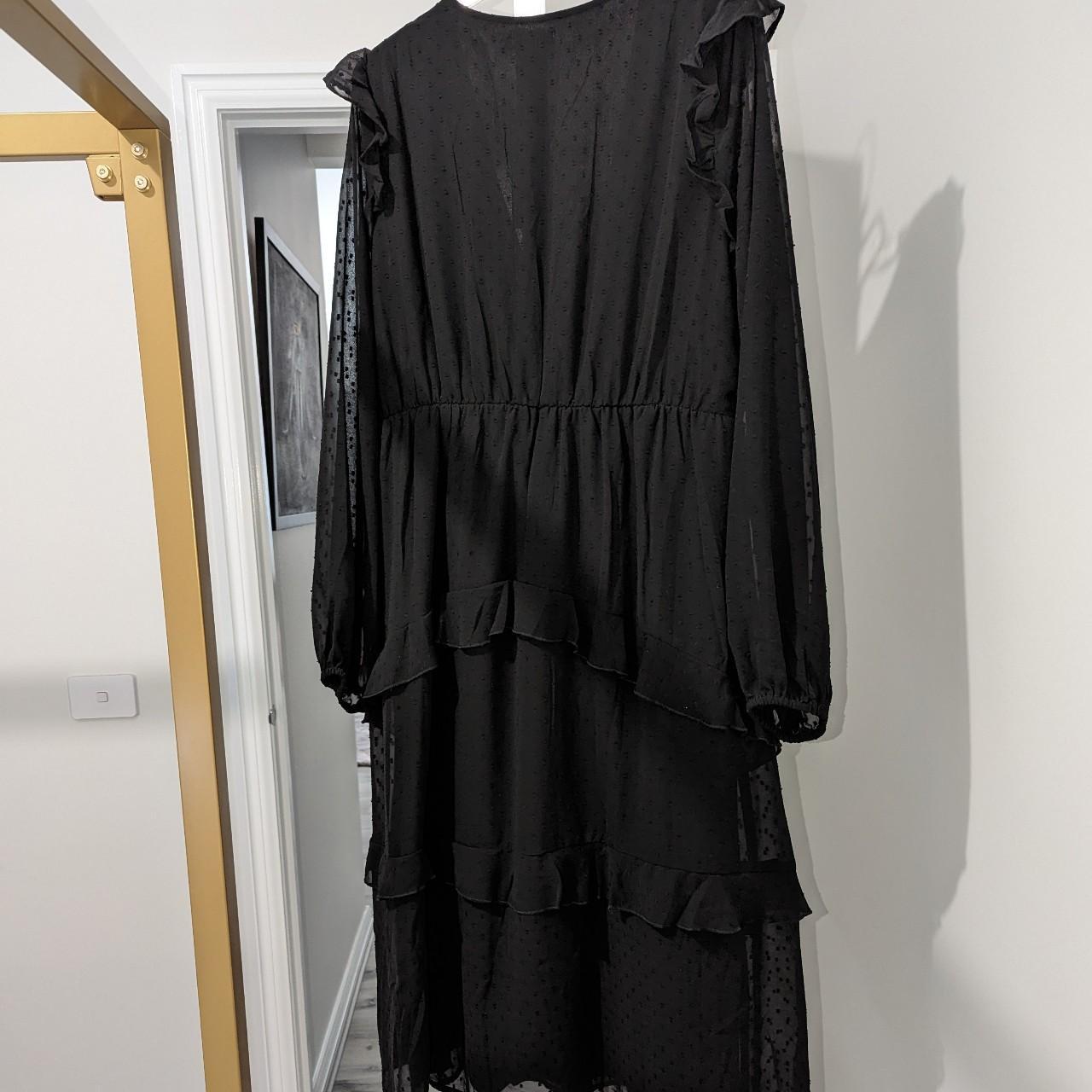 Boohoo black dress. Size 18 BNWT #dress - Depop