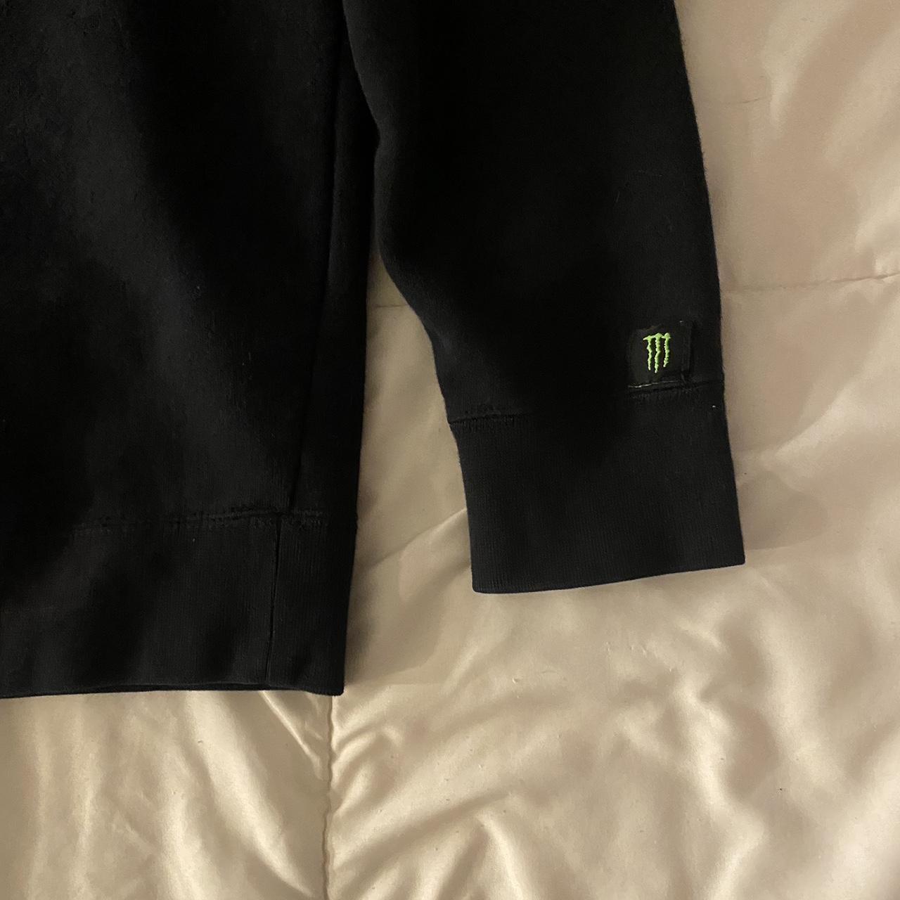 monster energy zip up hoodie very cool unique... - Depop