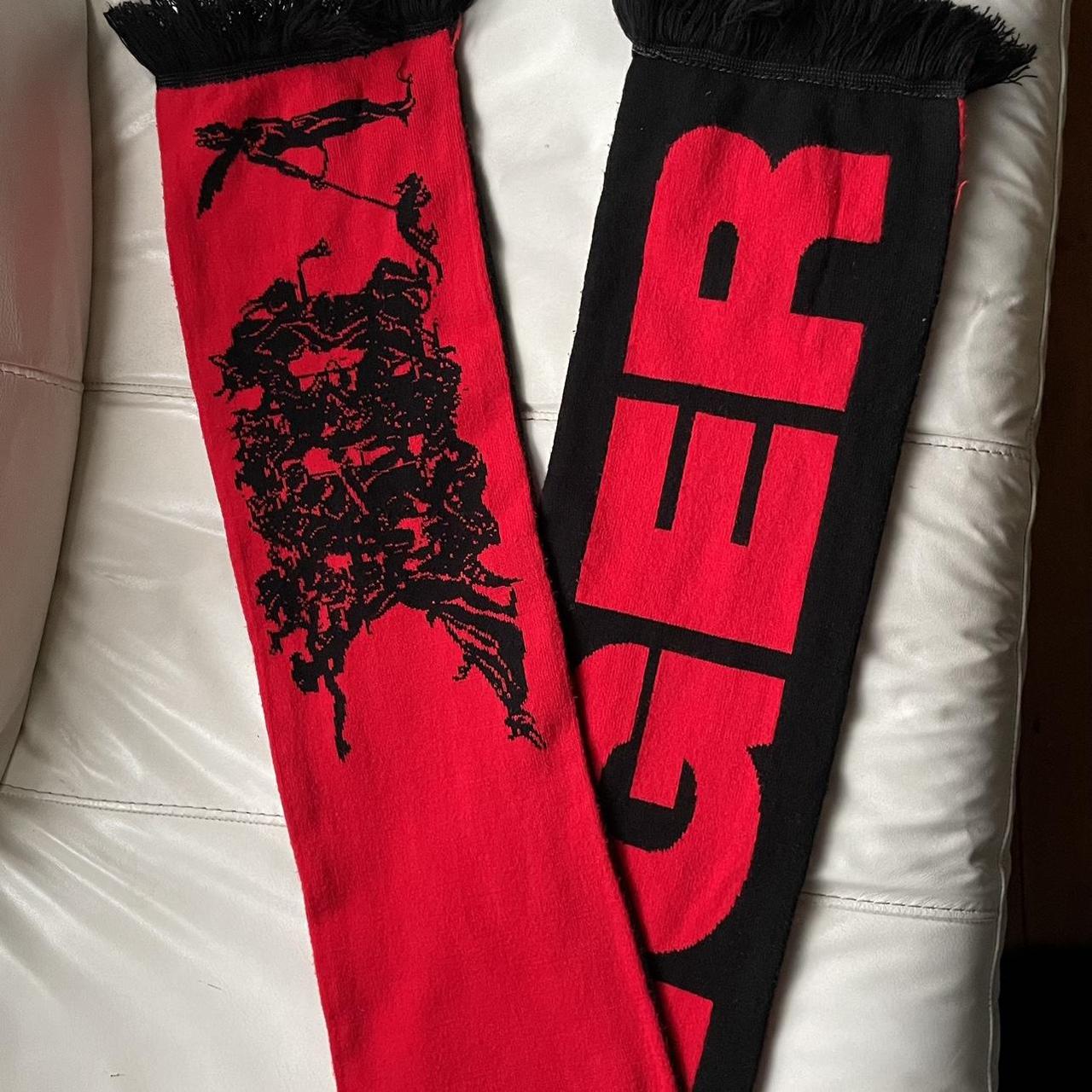 yung lean stranger scarf rare tour merch drain... - Depop