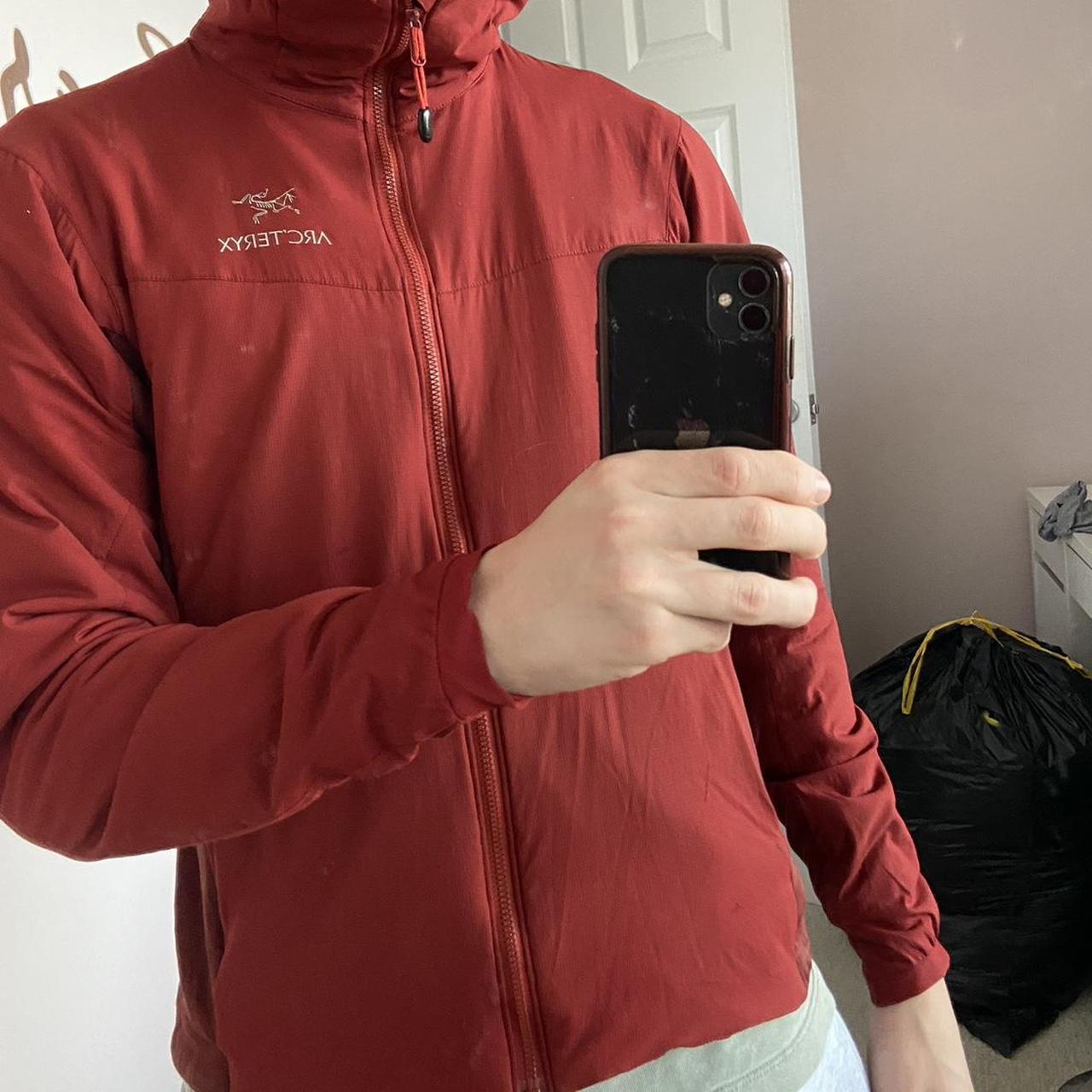 Red Arc’teryx coat Decent condition Men’s small... - Depop