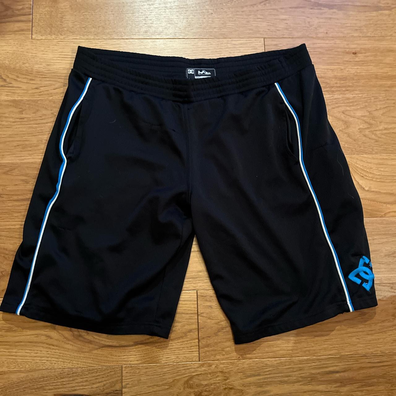 super sick vintage dc baggy dc shorts size men's... - Depop
