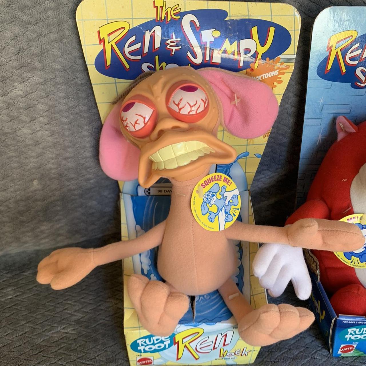 1992 Ren and Stimpy Farting Dolls IN BOX vintage... - Depop