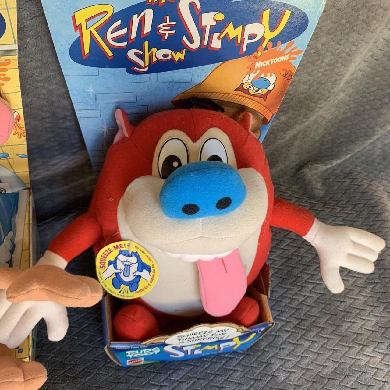1992 Ren and Stimpy Farting Dolls IN BOX vintage... - Depop