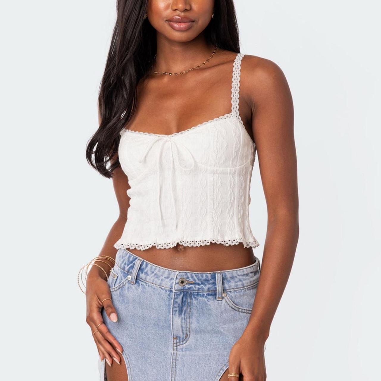 Edikted Tank Top Worn 2-3 times Size xs | Depop