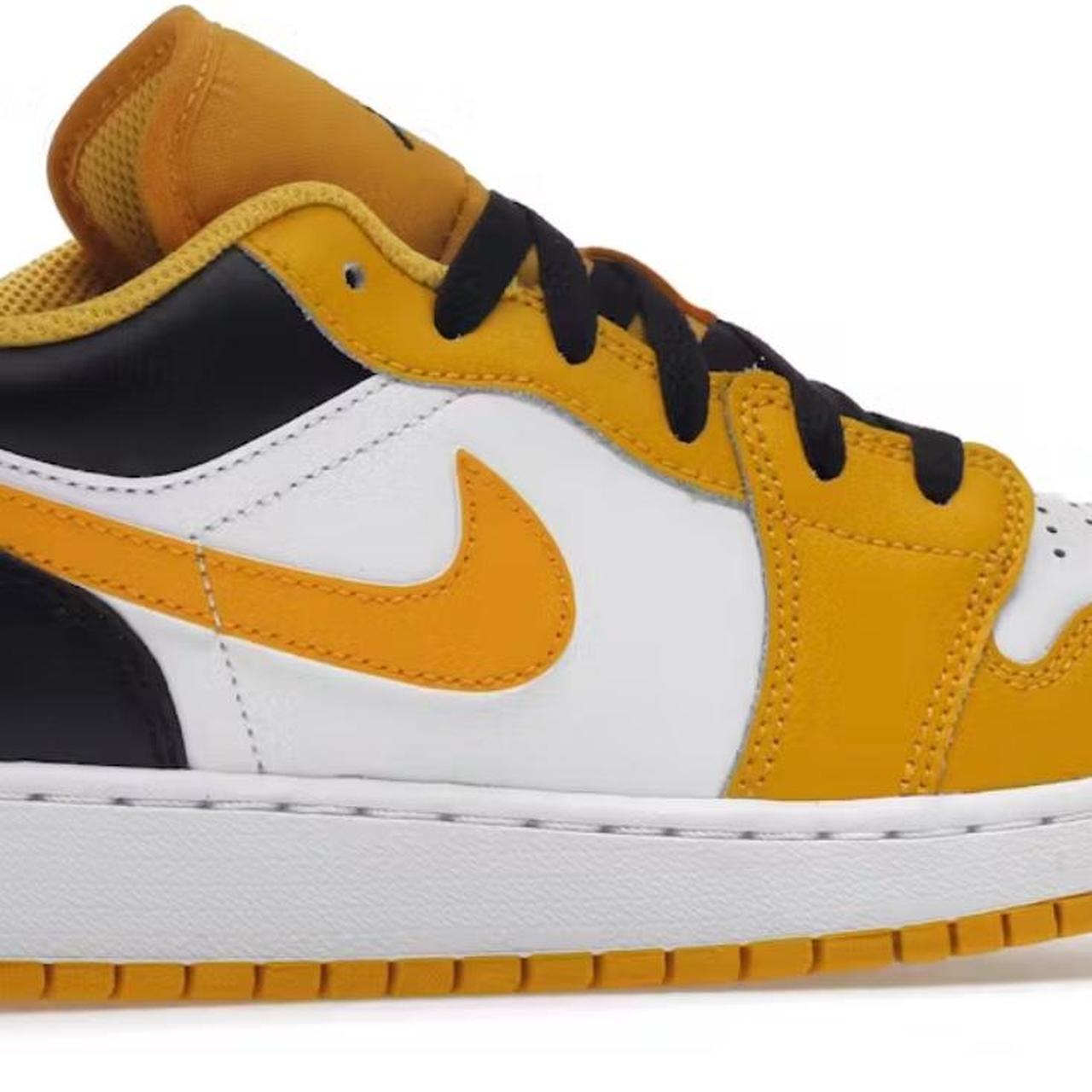 Nike Air Jordan 1 Low Taxi Steelers Yellow Black... - Depop