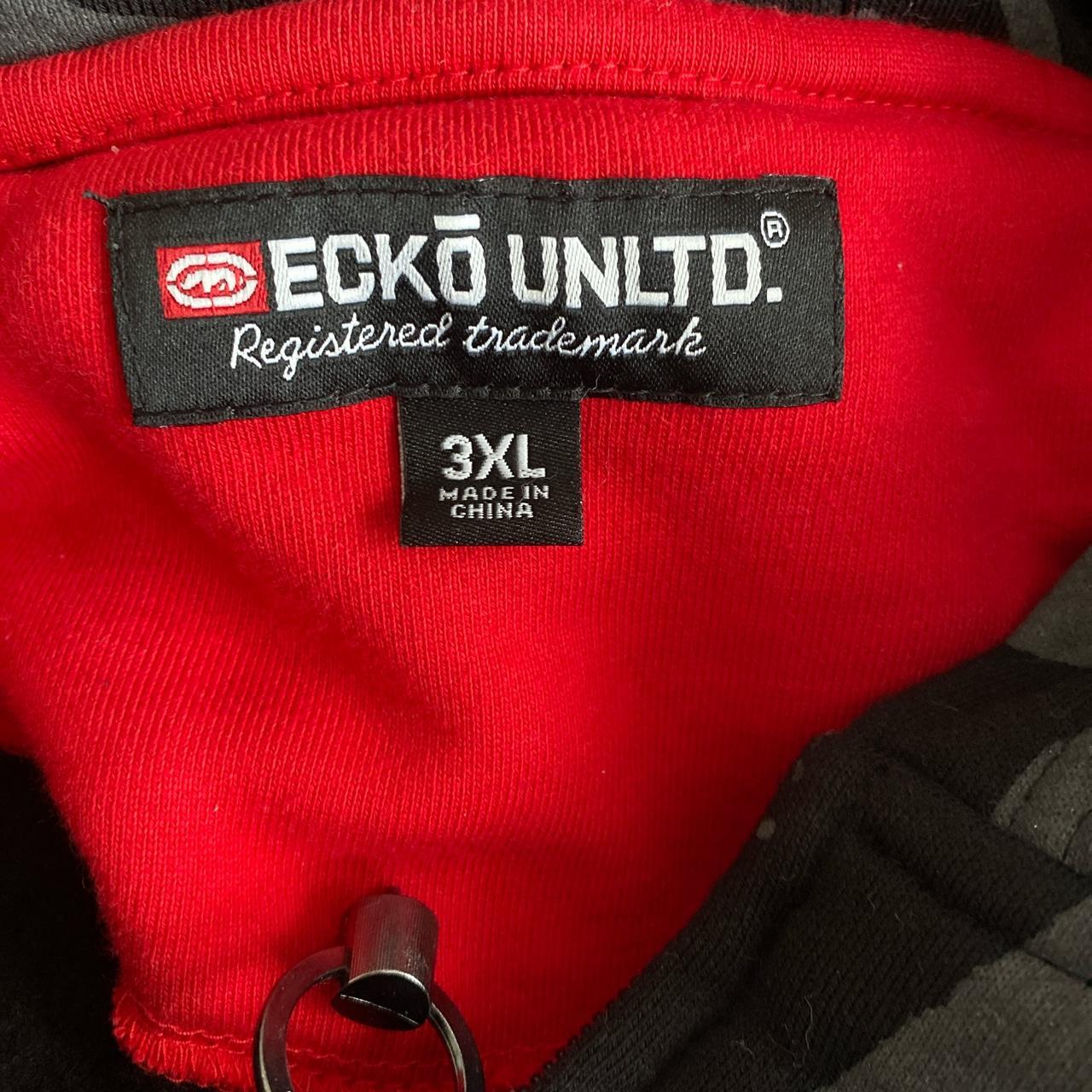 Vintage Ecko Unltd Jacket/ zip up hoodie -80% cotton... - Depop