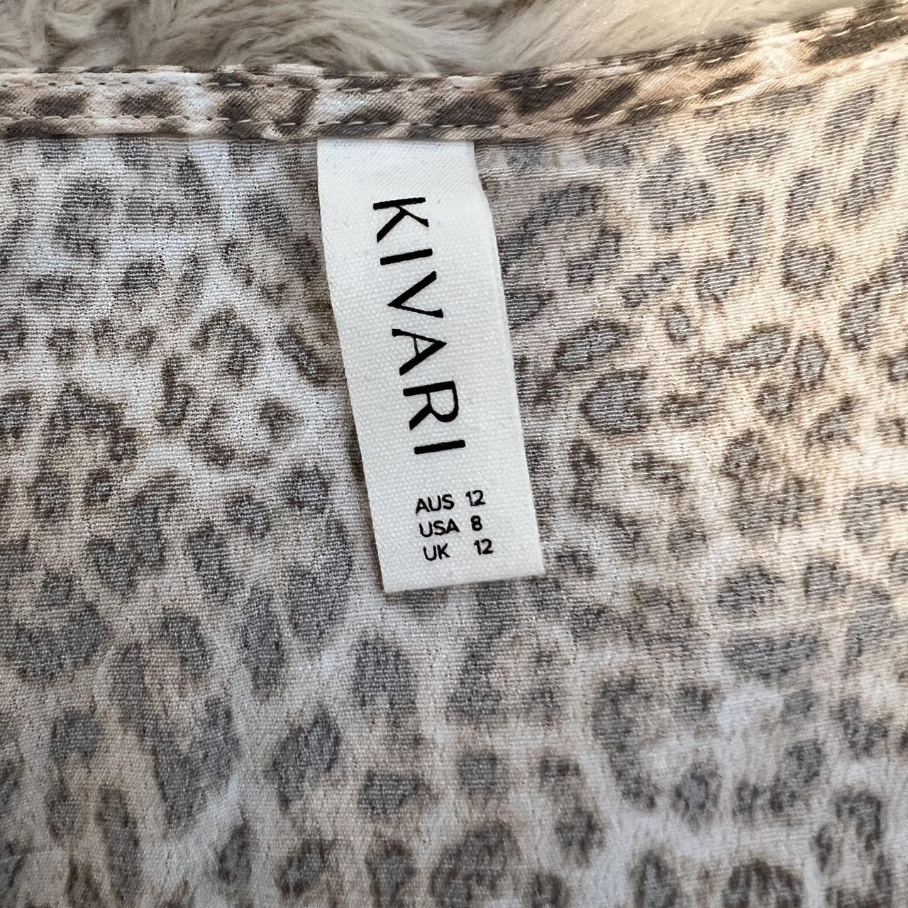 Kivari leopard print mini dress Never worn Bought... - Depop