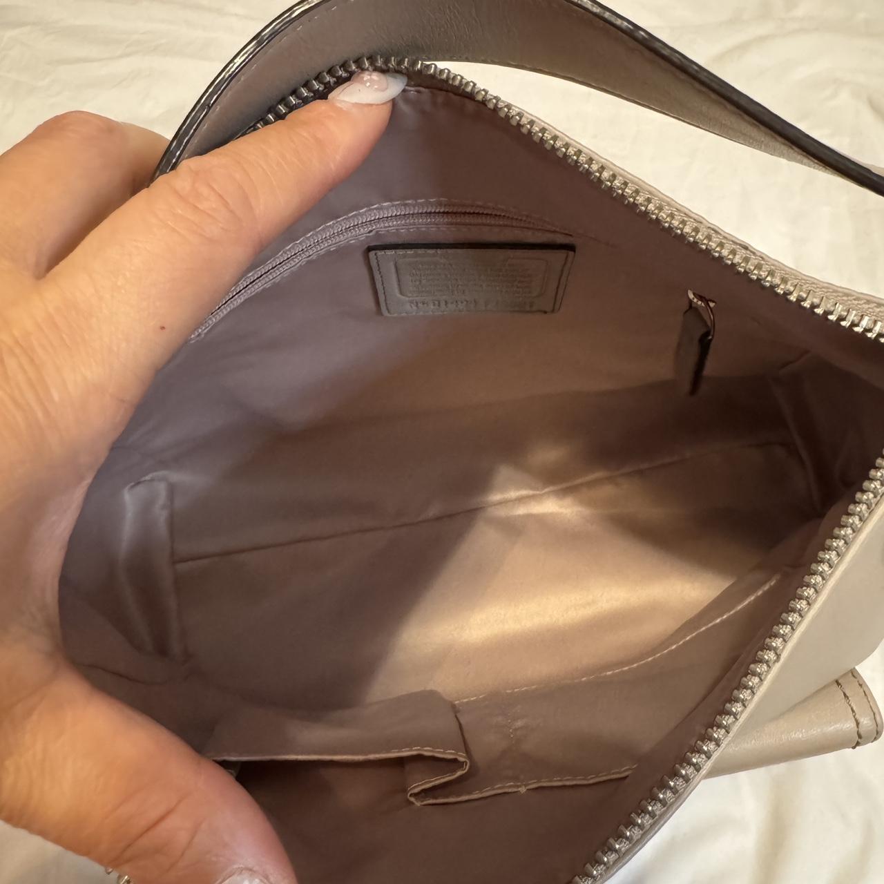 Beautiful gray coach bag. Was very loved. Holds a... | Depop