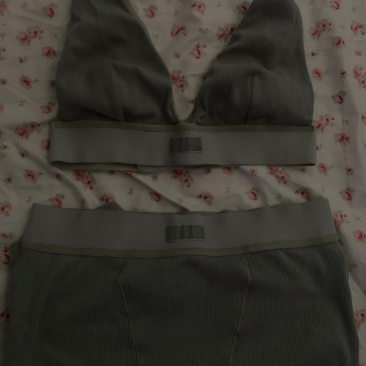 super cute & comfy skims boxer & bralette set , $50... - Depop