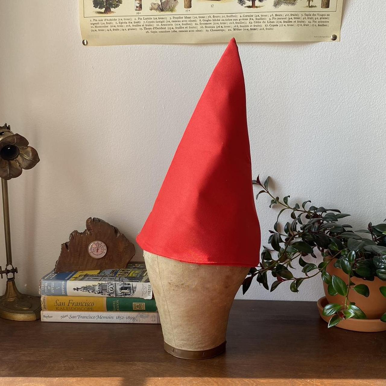 Red gnome hat for a whimsical touch perfect for a... - Depop
