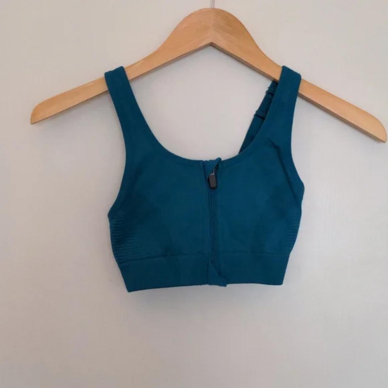 All in Motion Women's Blue Bra | Depop