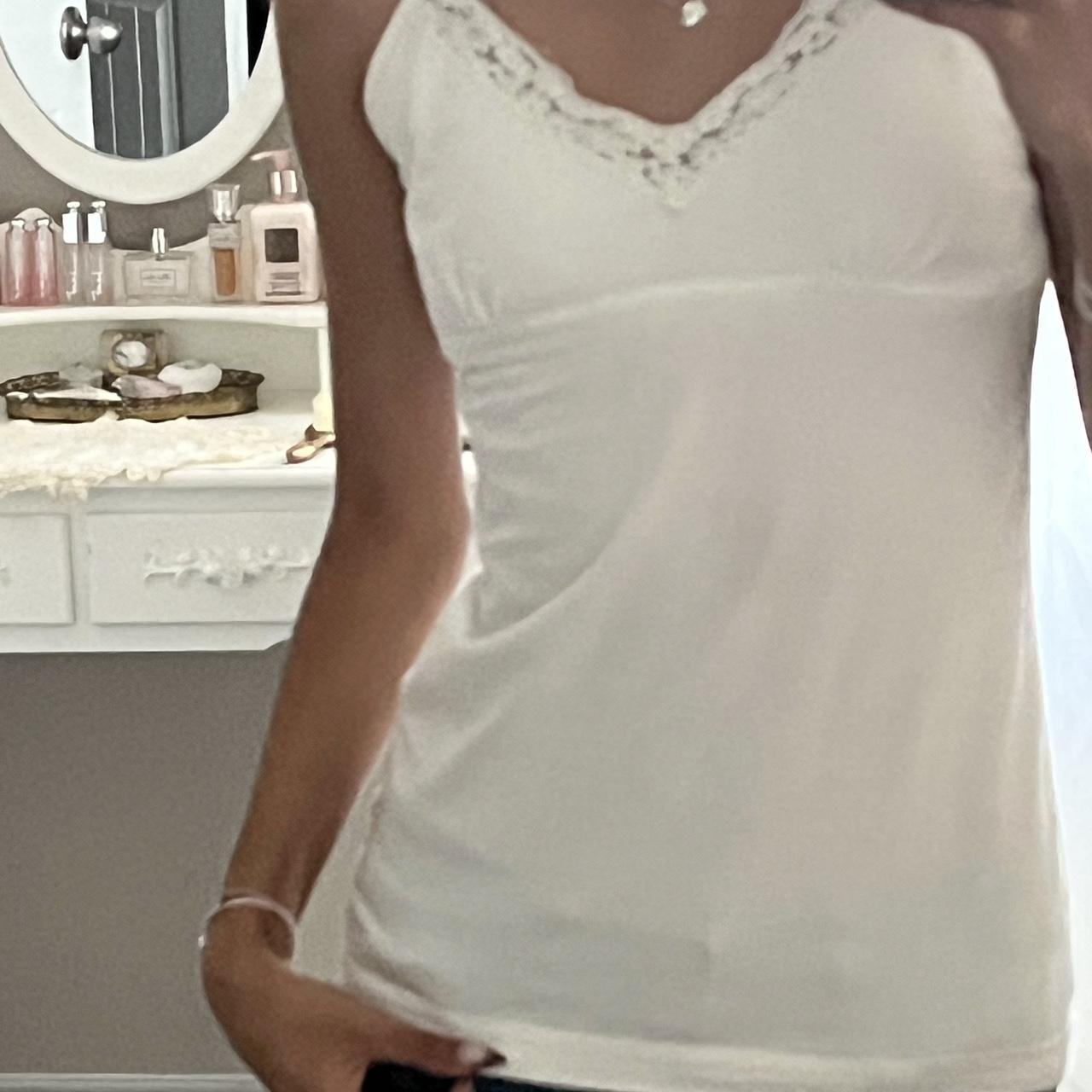 Abercrombie and fitch vintage babydoll white lace ... - Depop