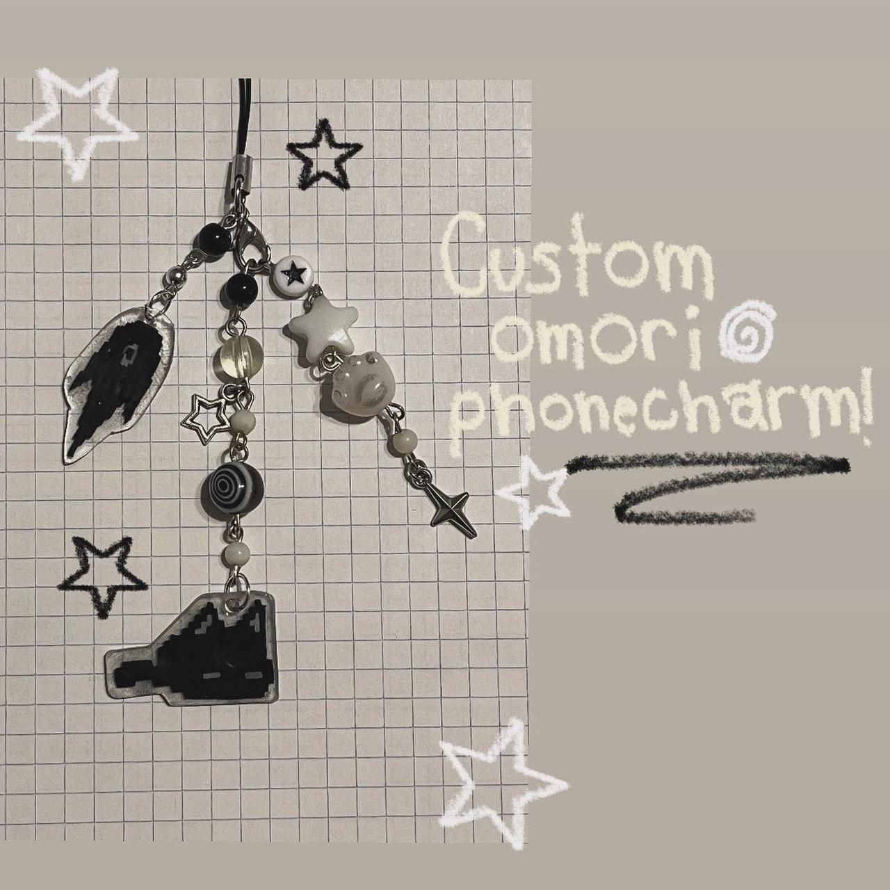 custom omori phone charm !! commissioned! - Depop