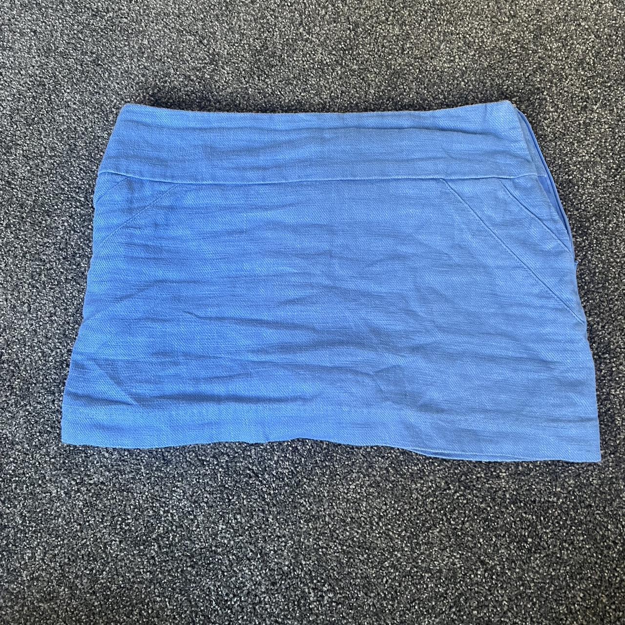 Super cute cotton glassons blue mini skirt Perfect... - Depop