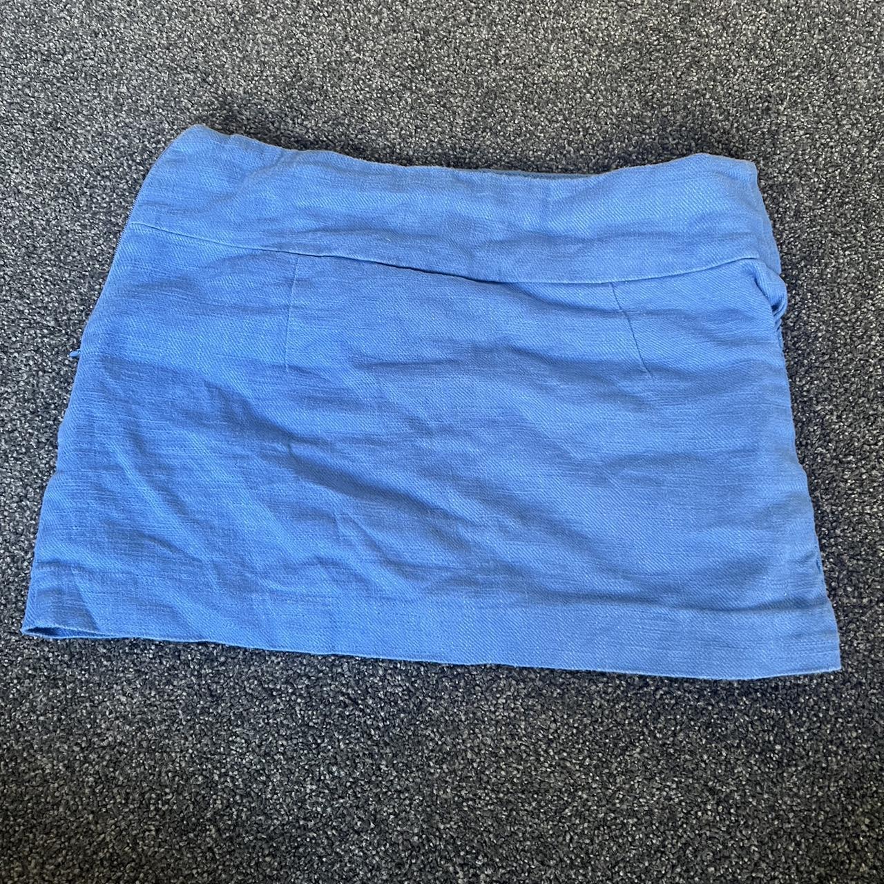 Super cute cotton glassons blue mini skirt Perfect... - Depop
