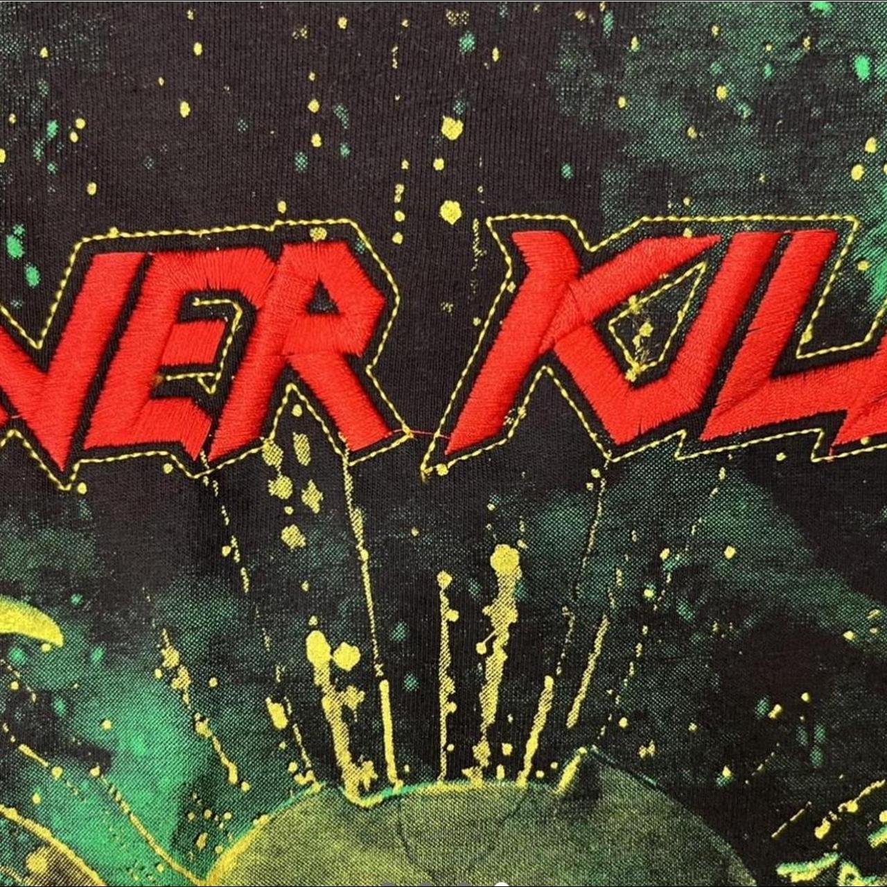 Over Kill Graphic T Shirt #overkill #metal #80s... - Depop