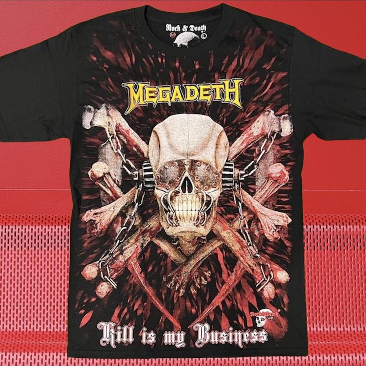Megadeth graphic T shirt #megadeth #metal #80s... - Depop