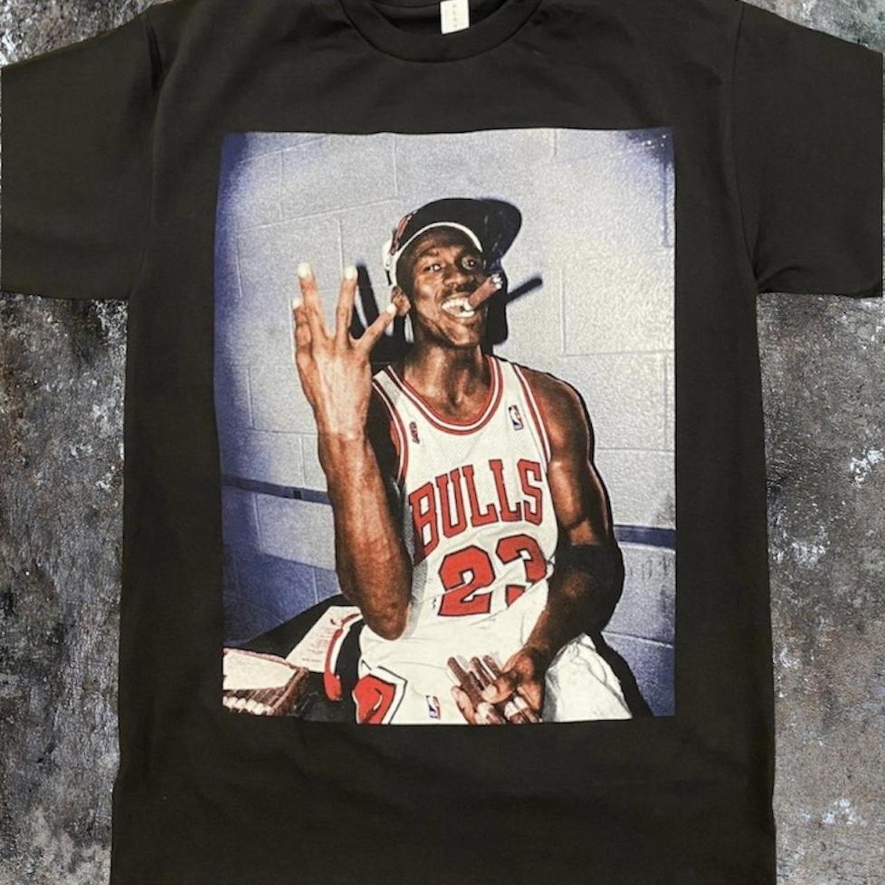 Michael Jordan graphic T shirt #michaeljordan #90s... - Depop