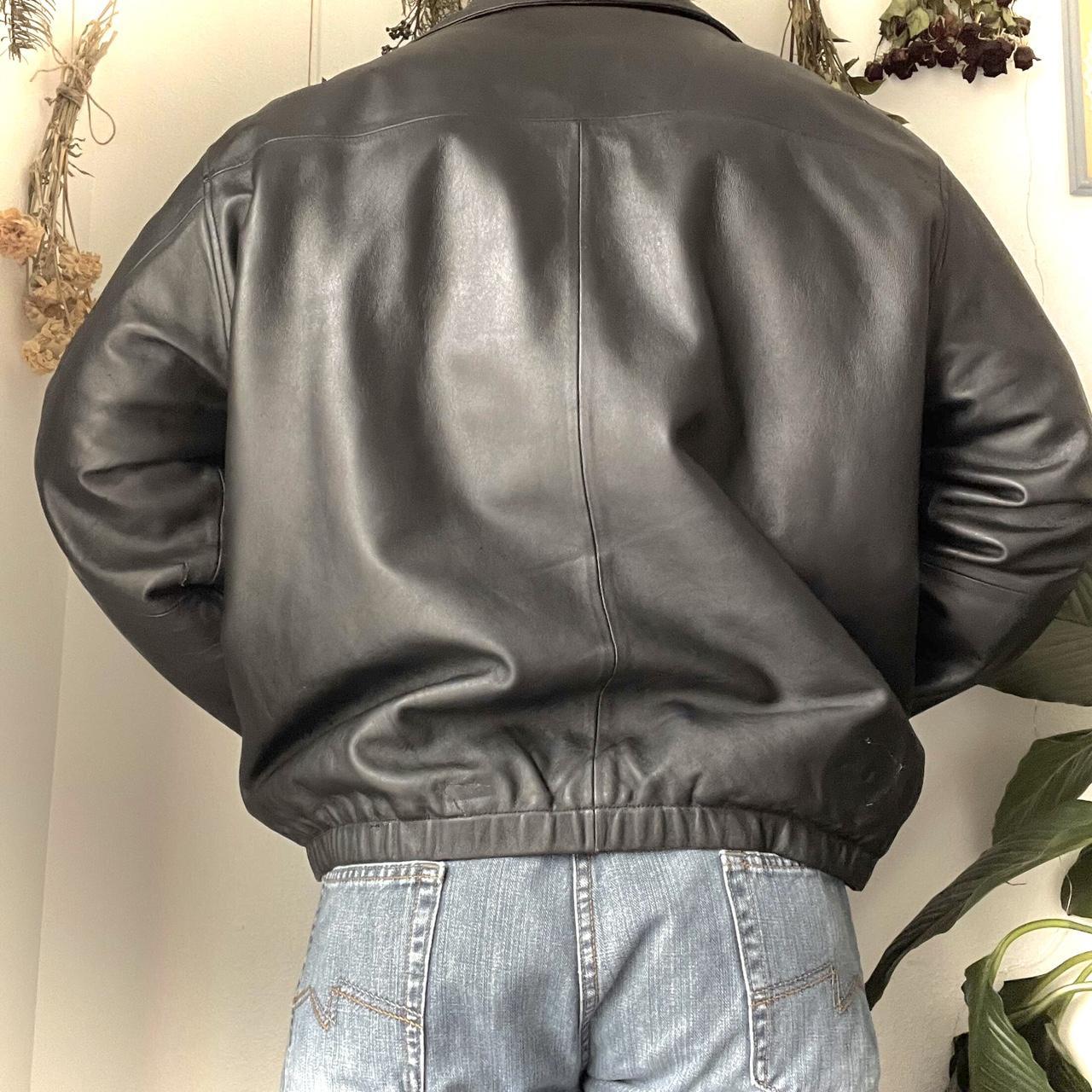 Genuine 100% Leather St.John’s Bay Leather Jacket.... - Depop
